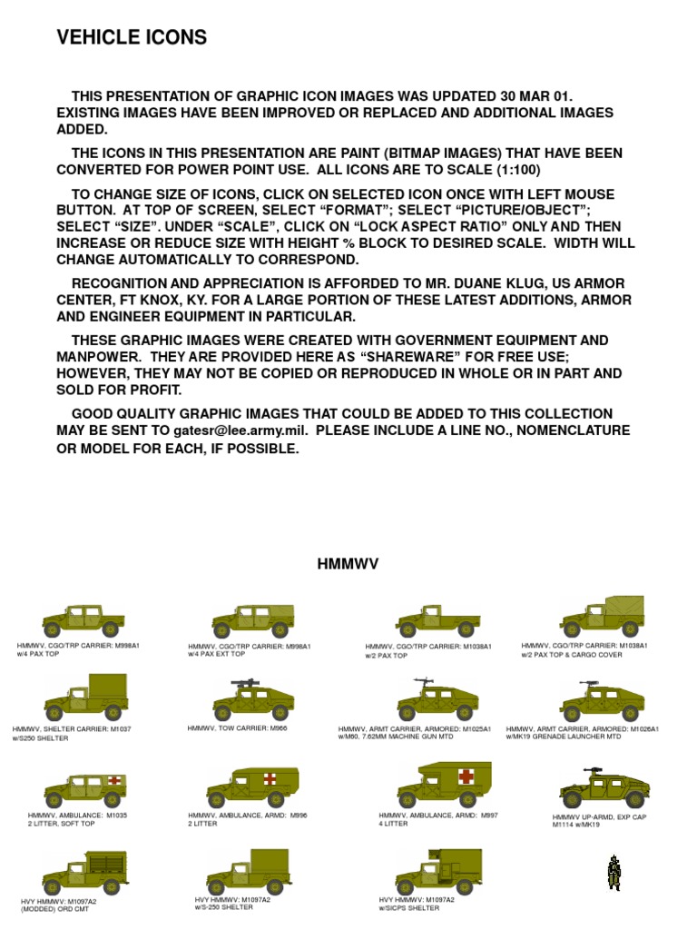 Vehicles Clipart Graphics Dec06 | PDF | Humvee | Truck