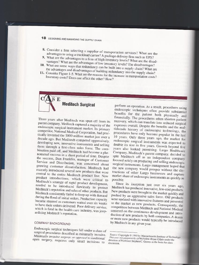 Meditech Surgical Case | PDF