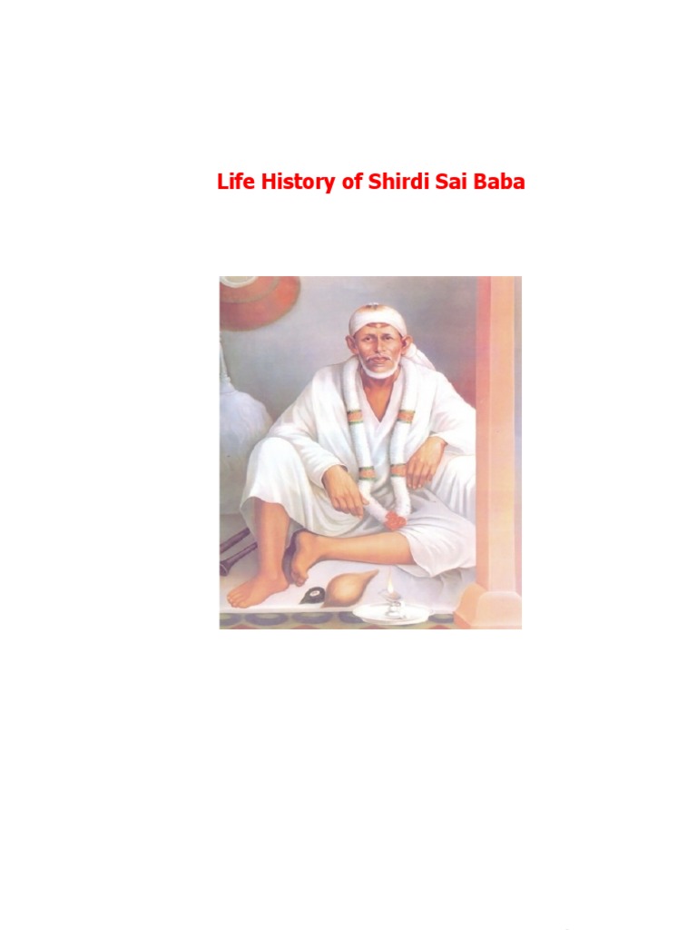 Life History of Shirdi Sai Baba | PDF | Shiva | Kali
