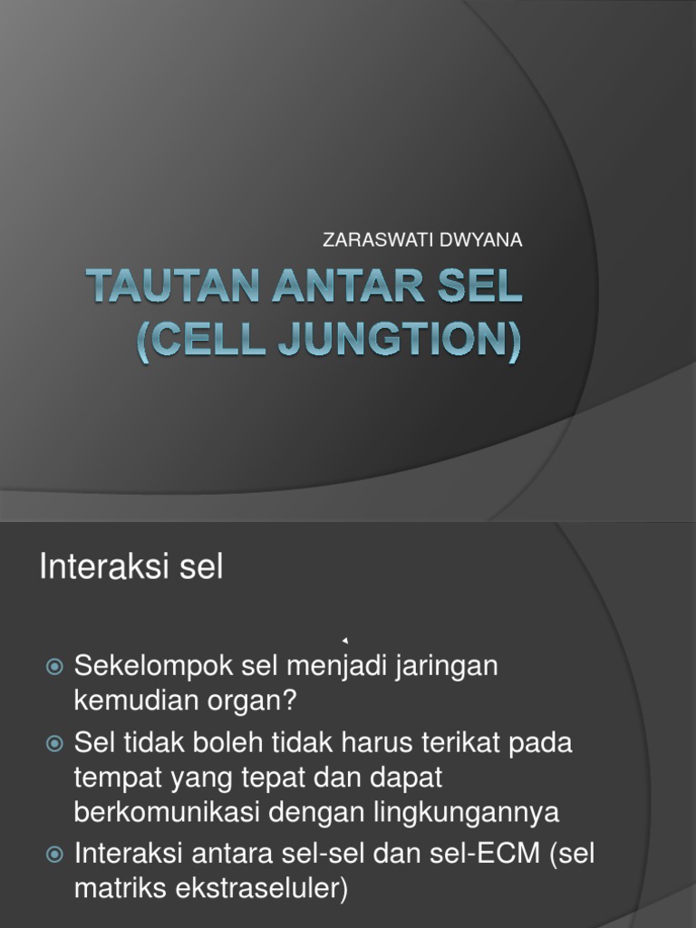 Tautan Antar Sel | PDF | Sains & Matematika