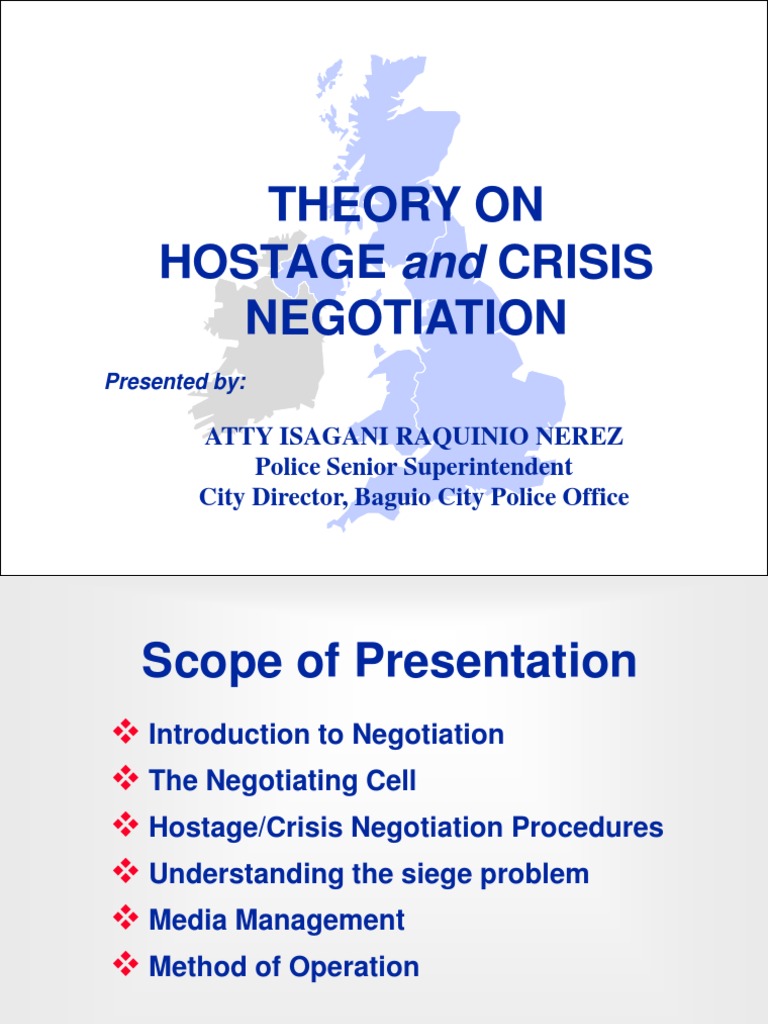 Lecture On Hostage Negotiation | PDF | Negotiation | Crime & Violence