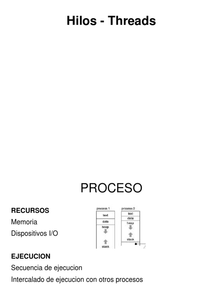 Threads | PDF | Hilo (Computación) | Kernel (sistema operativo)