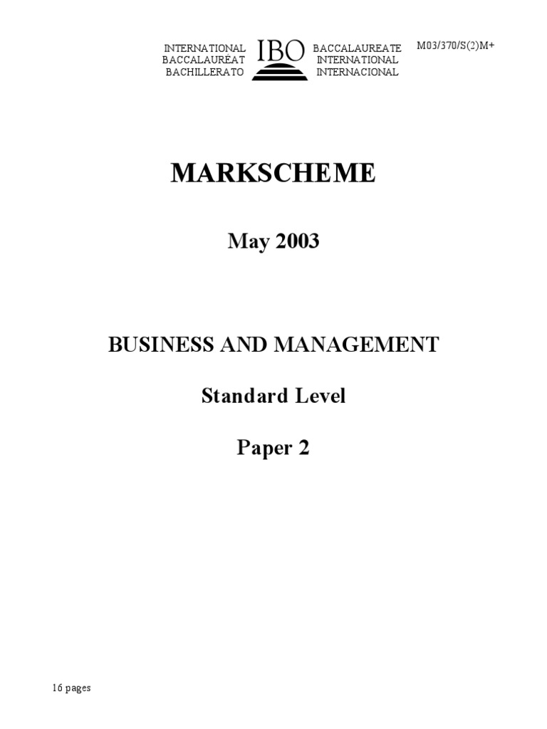 Business and Management SL P2ms | PDF | Franchising | Strategic Management