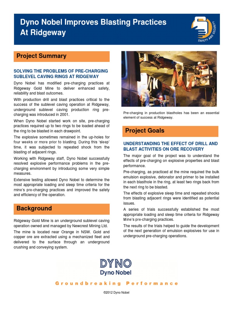Dyno-Nobel-Improves-Blasting-Practices-at-Ridgeway.pdf | Explosive ...