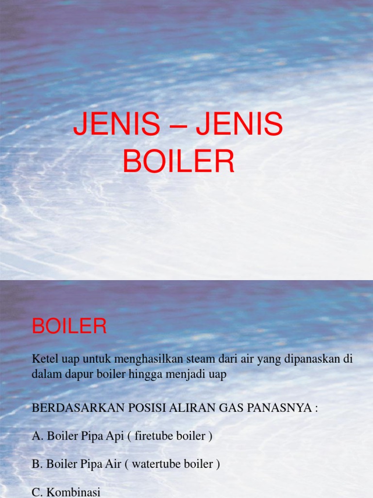 1 - Jenis Jenis Boiler | PDF