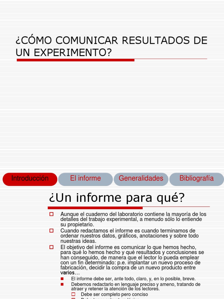 Comunicar Resultados de Un Experimento | PDF | Taxonomía (biología ...