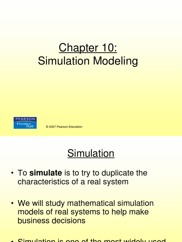 Simulation | PDF | Probability Distribution | Randomness