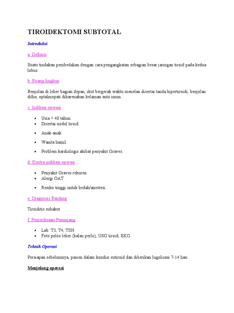 TIROIDEKTOMI | PDF