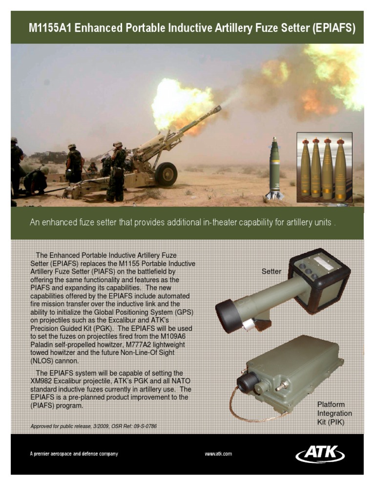 EPIAFS - Enhanced Portable Inductive Artillery Fuze Setter | PDF ...