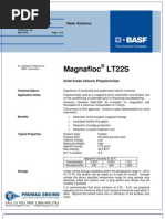 Tds Basf Magnafloc Lt20 Lt25 Lt27 Lt27ag Lt30 Lt340 | PDF | Materials ...
