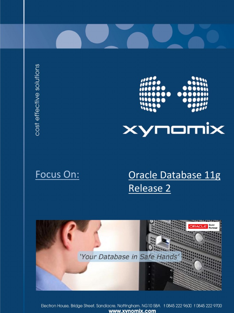 Focus On Oracle Database 11g Release 2 | PDF | Oracle Database ... Focus On Oracle Database 11g Release 2 | PDF | Oracle Database ...