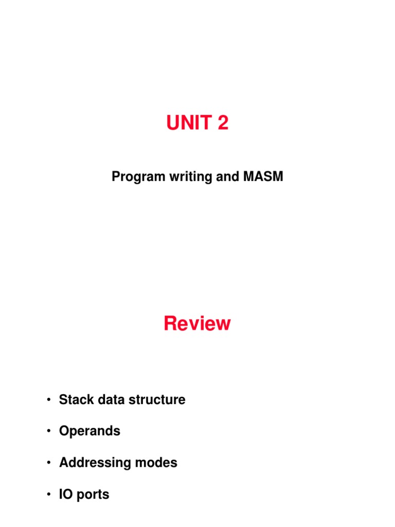 Assembly Language Programming | PDF | Assembly Language | Instruction Set