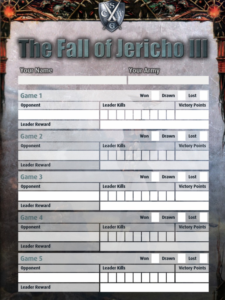 Kill Team Reference Sheet