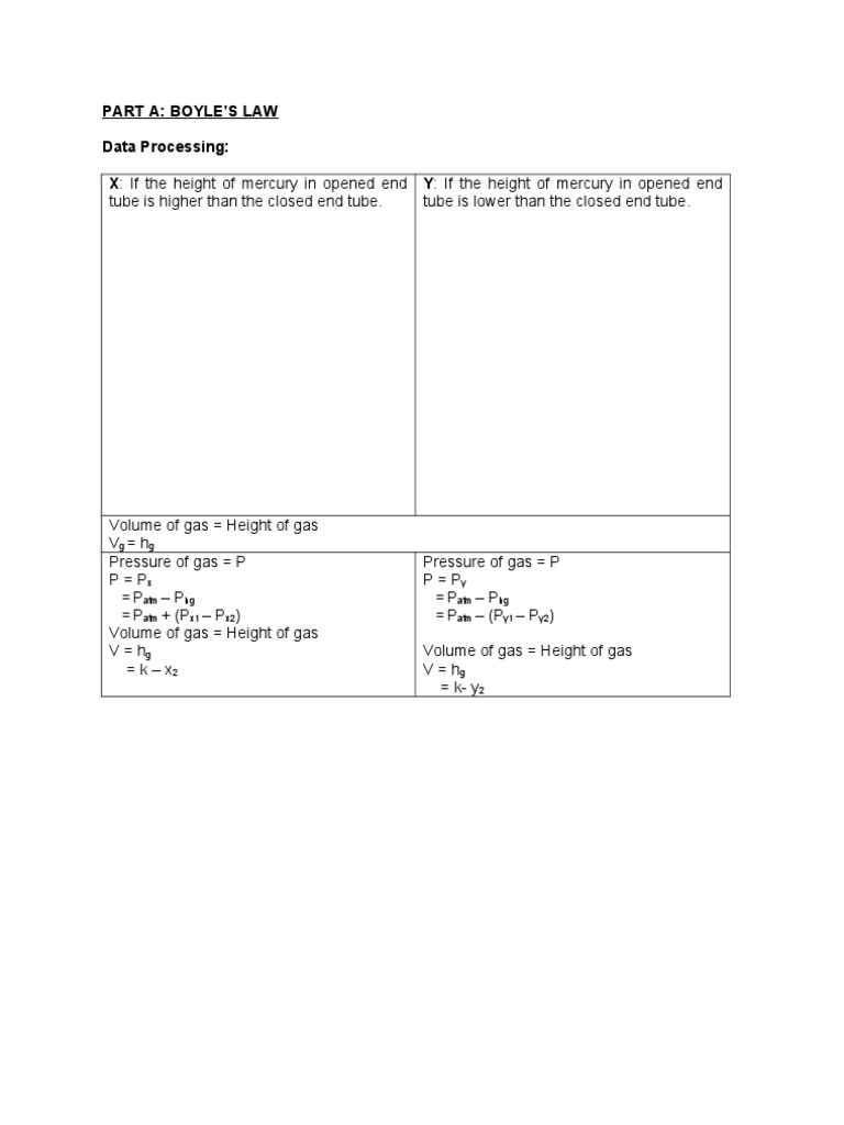 Chem Lab Report 9-Gas Law | PDF | Gases | Temperature