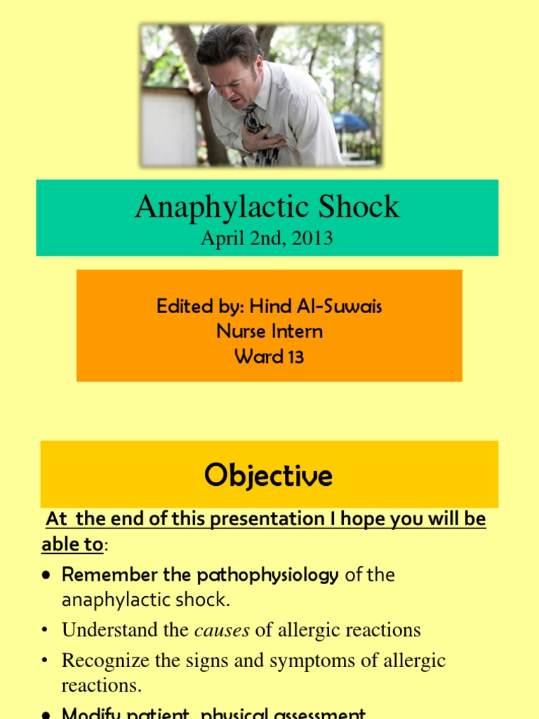 Anaphylactic Shock | PDF | Allergy | Shock (Circulatory)