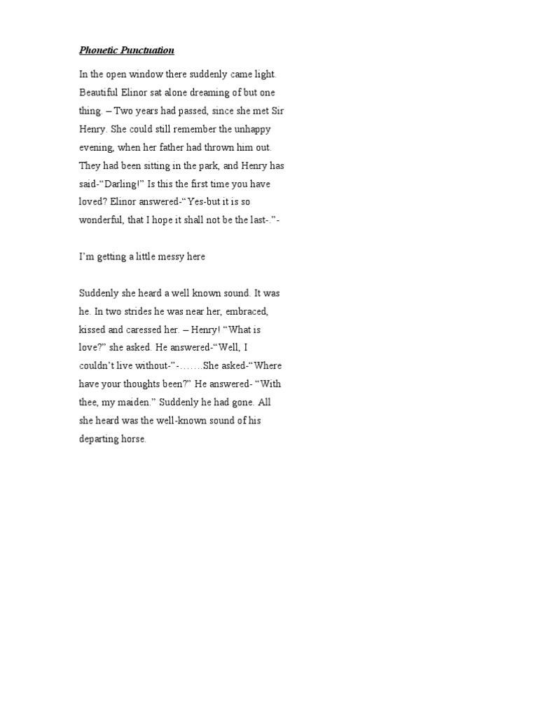 Victor Borge Monolouge Phonetic Punctuation | PDF | Leisure