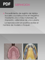 Protocolo Impresión Definitiva para Protesis Total | PDF | Dentadura ...