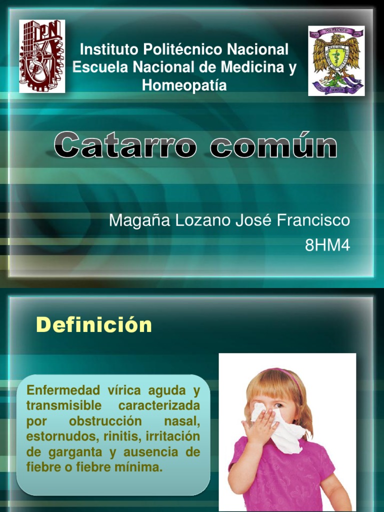 Catarro Común | PDF | Resfriado comun | Microbiología