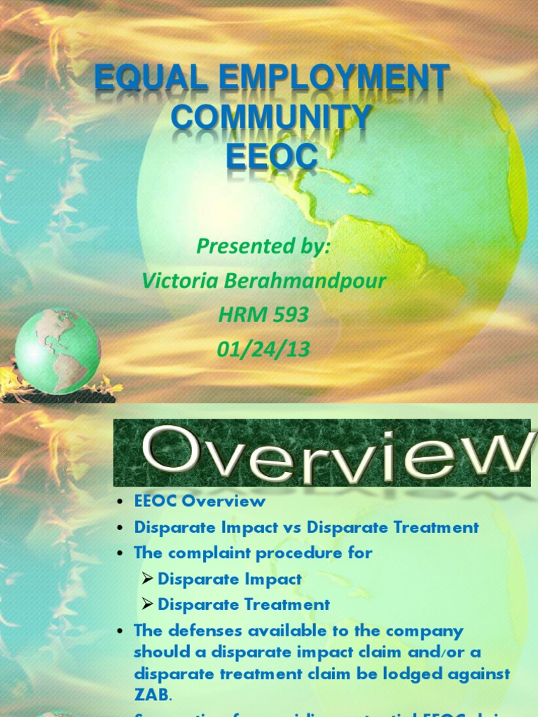 EEOC | PDF | Disparate Impact | Equal Employment Opportunity Commission