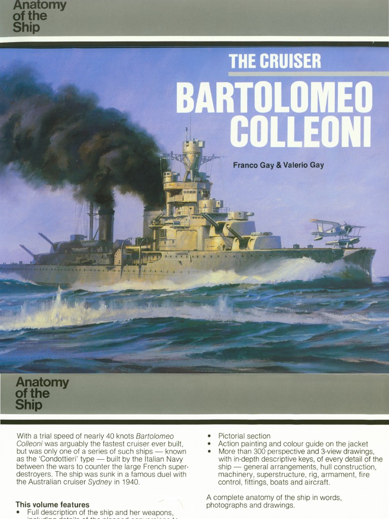 (Conway Maritime Press) (Anatomy of The Ship) The Cruiser Bartolomeo ...