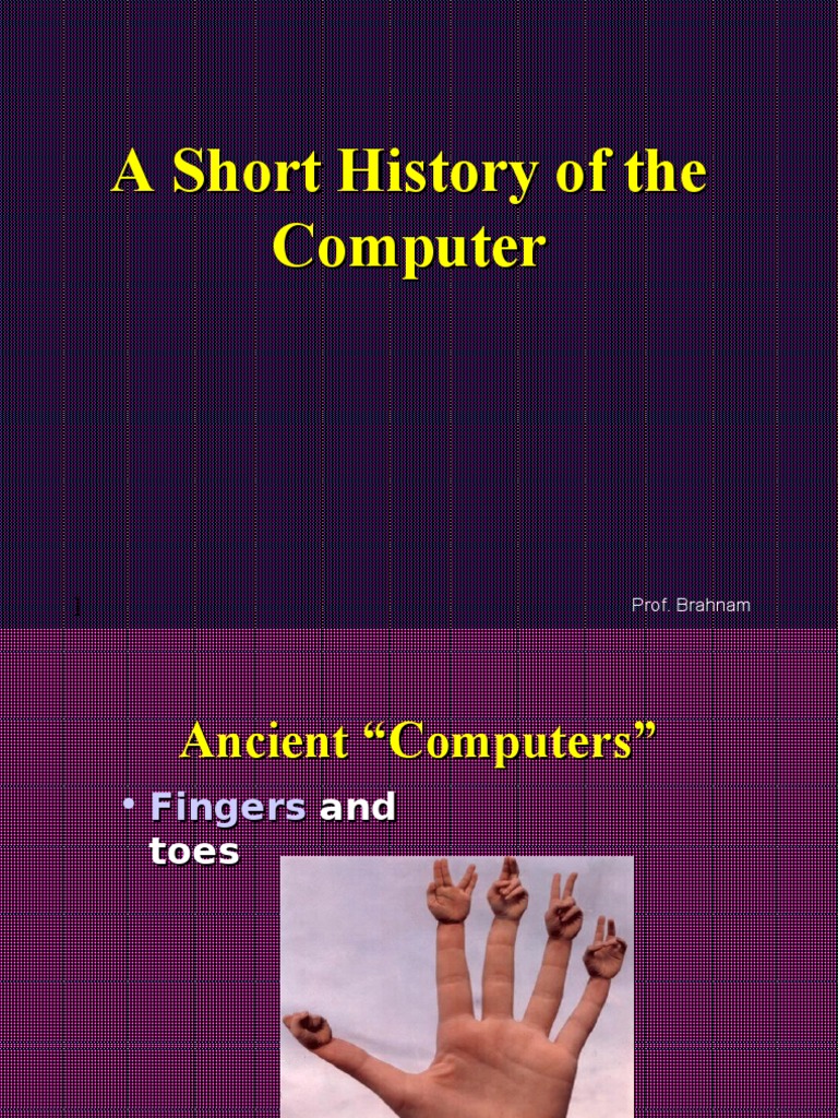 Computer History | PDF | Central Processing Unit | Integrated Circuit