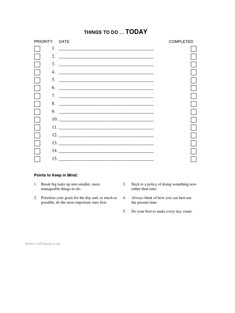 Daily Task Management Guide | PDF