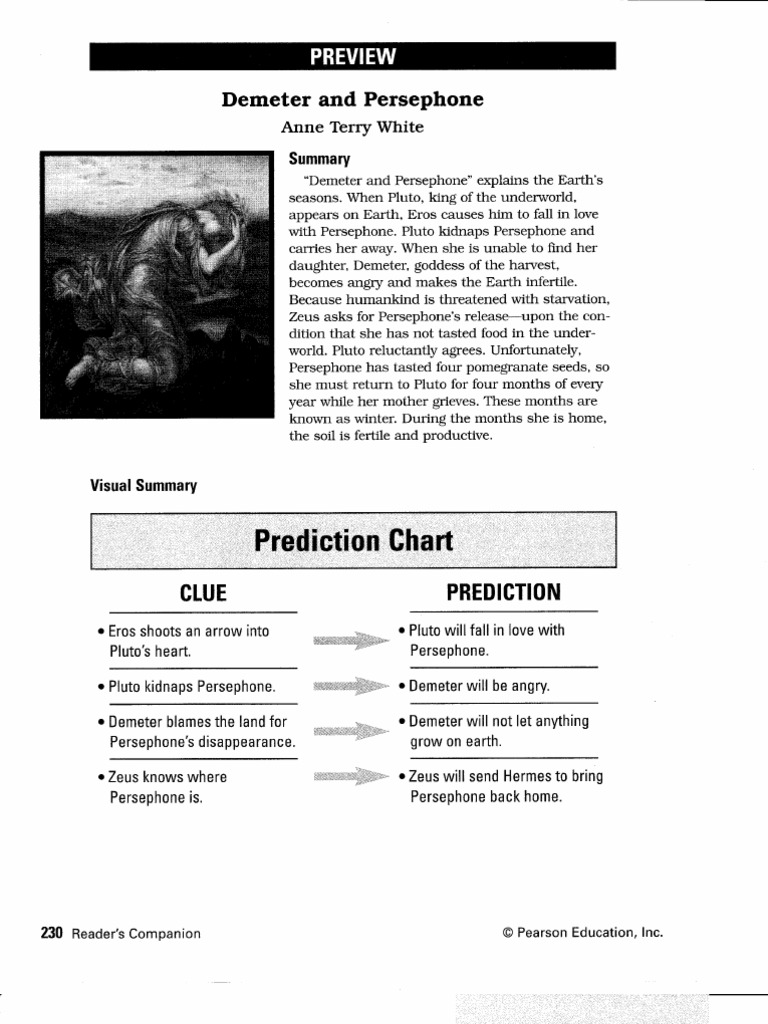 Demeter and Persephone by Anne Terry White | PDF | Greek Deities ...