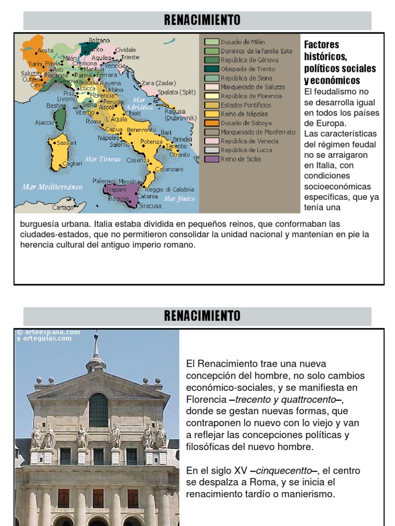 El Renacimiento: Factores históricos, políticos, sociales y económicos que dieron origen a un ...