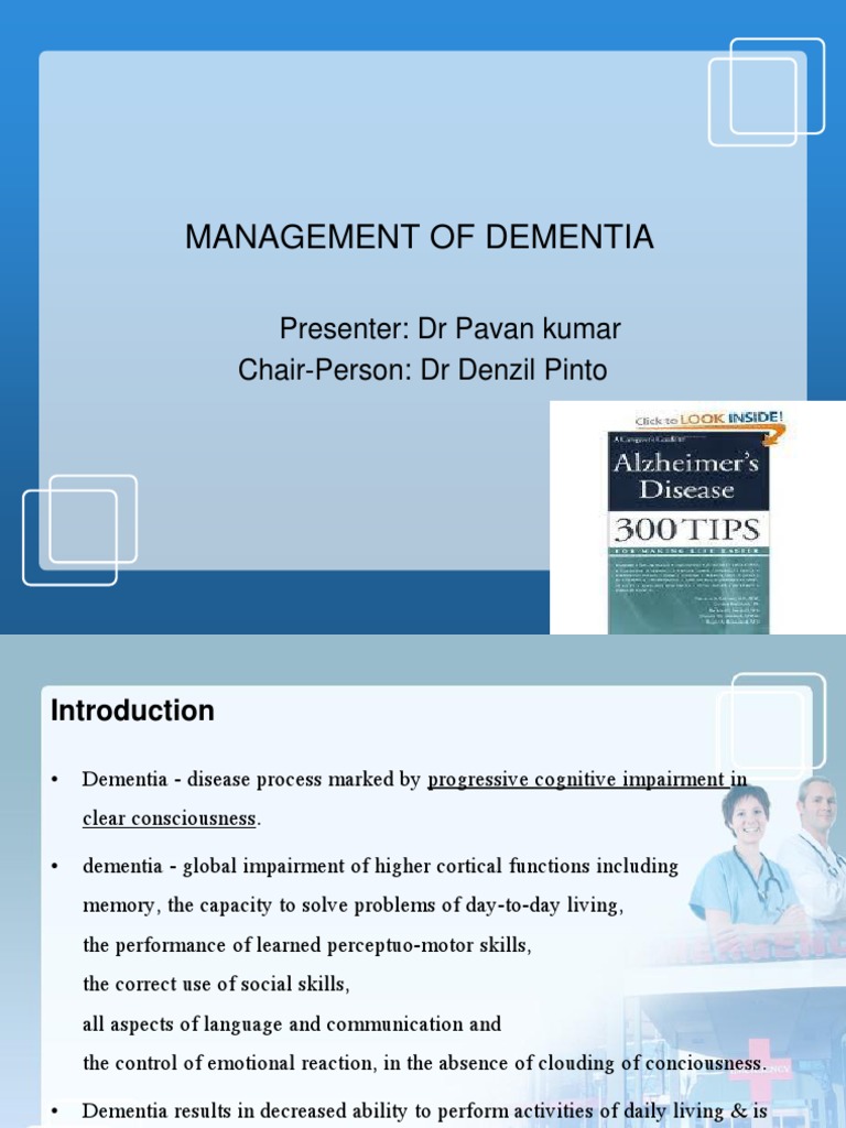 Management of Dementia | PDF