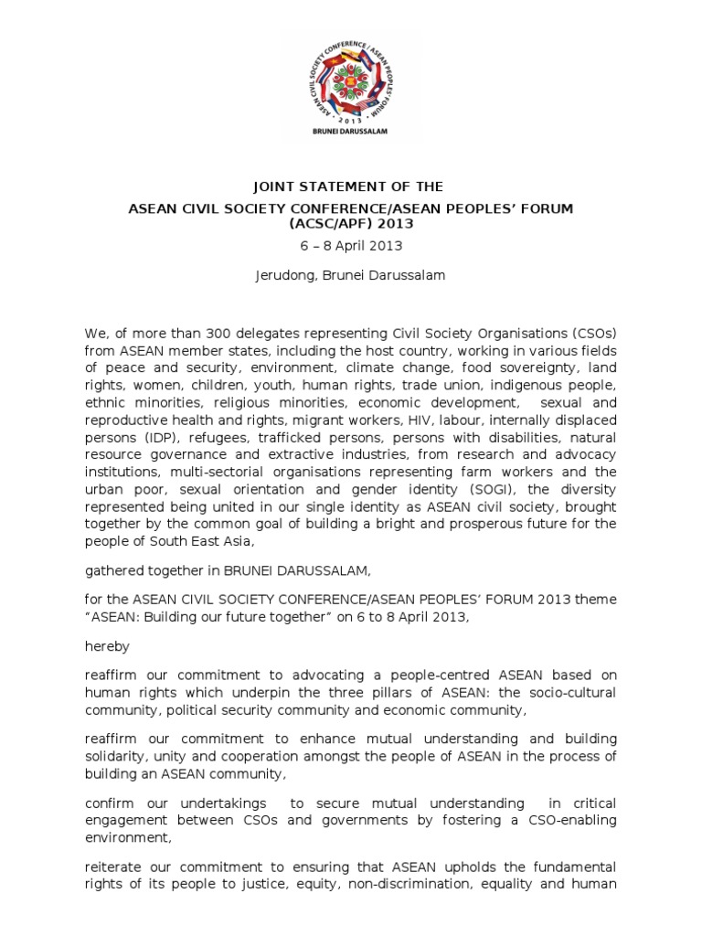 joint Statement ACSC/APF 2013 (Original Version from Majlis Wanita ...