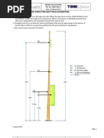 Sample Design of Steel Pole Part 1 | PDF | Electric Power Transmission ...