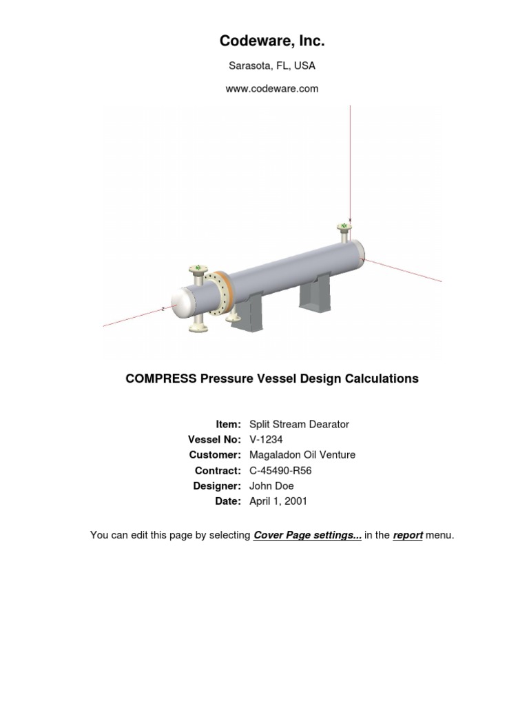 Pressure Vessel | PDF | Pipe (Fluid Conveyance) | Pressure