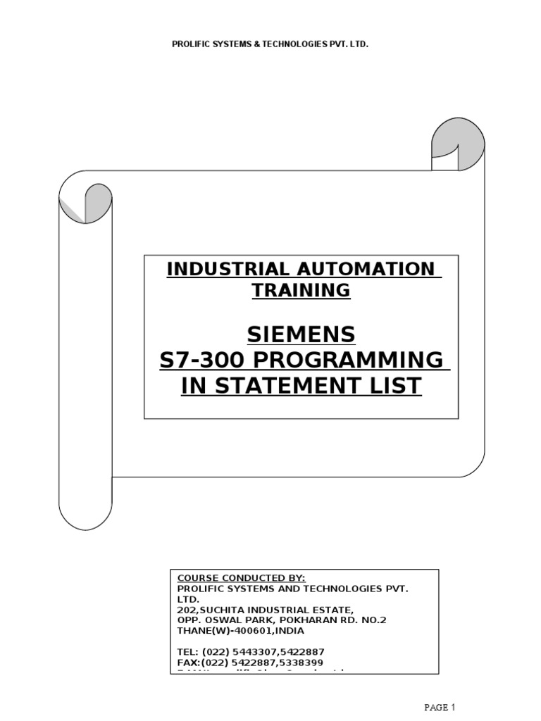 Siemens S7 300 Programming Download Free Pdf Data Type