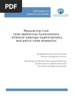 Total Abdominal Hysterectomy Bilateral Salpingo Oophorectomy (Tahbso ...