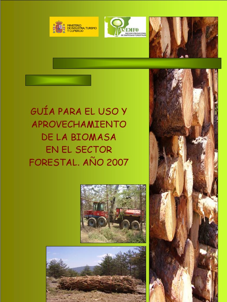 Guía para El Uso y Aprovechamiento de La Biomasa | PDF | Biomasa | Efecto invernadero