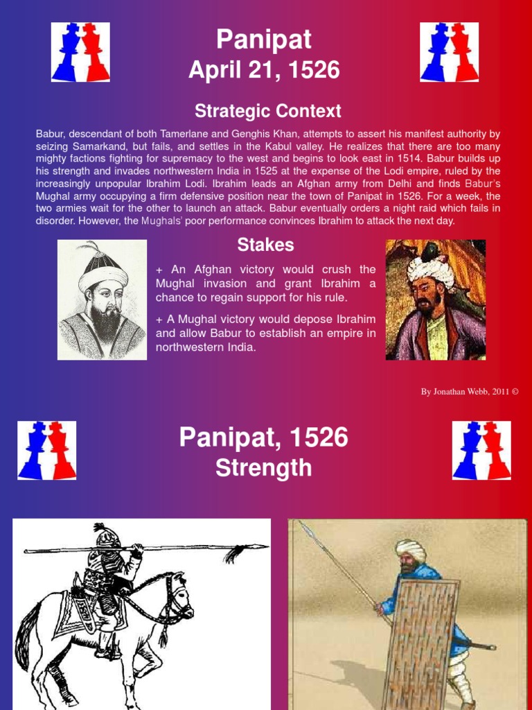 First Battle of Panipat Overview | PDF | Military | Warfare