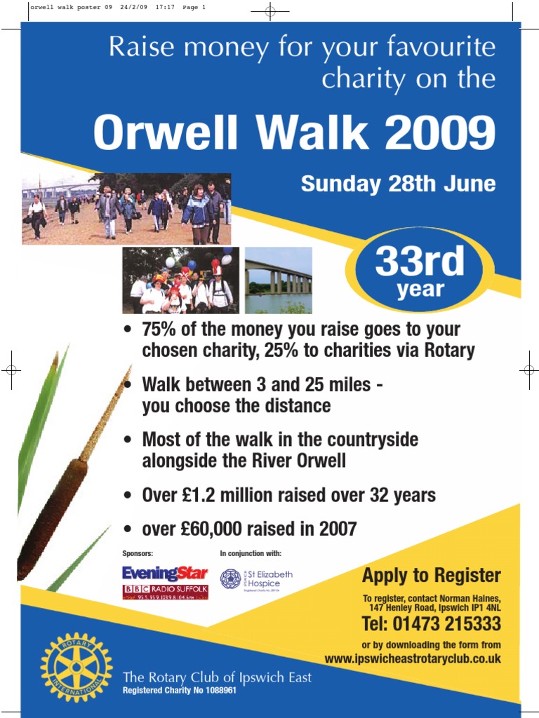 Orwell Walk 2009 Charity Event | PDF