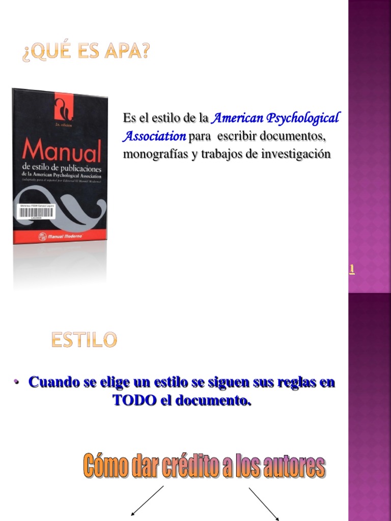 Estilo Apa | PDF | Estilo apa | Naturaleza