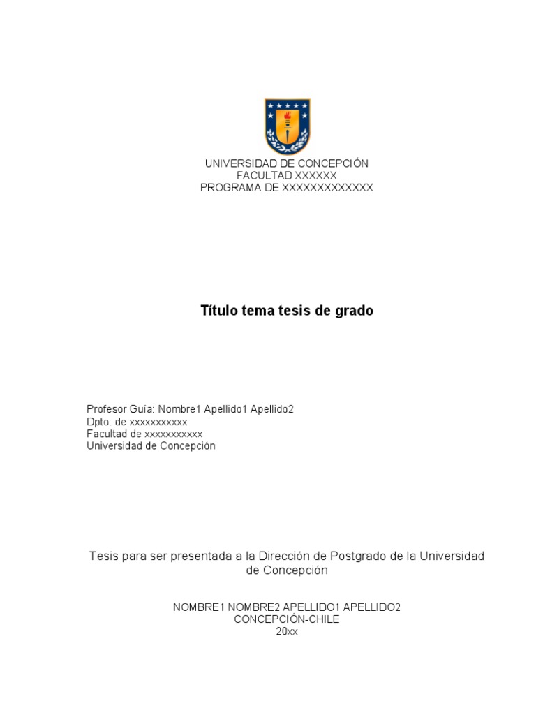 Formato Portada Tesis Udec
