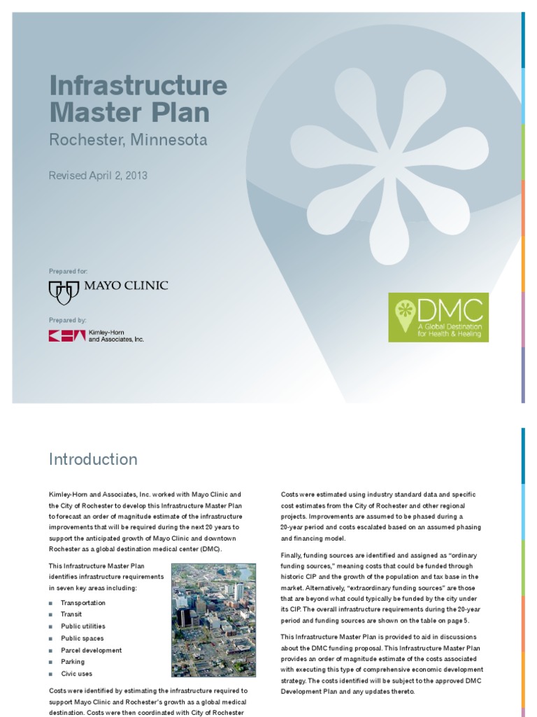 Rochester Infrastructure Master Plan | PDF | Infrastructure | Economic ...