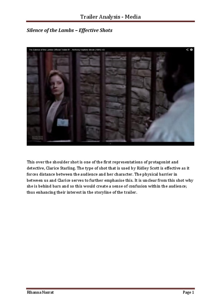 Silence of The Lambs | PDF | Leisure