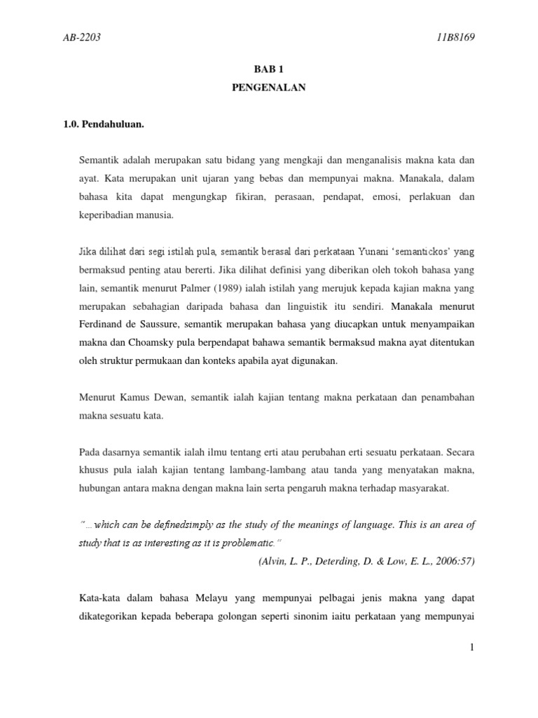 Assignment Semantik 2013 | PDF