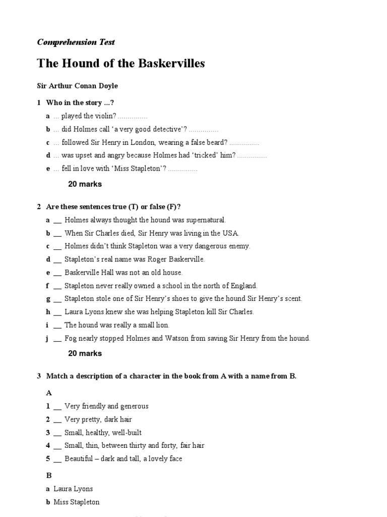 The Hound | PDF | The Hound Of The Baskervilles | Dr. Watson