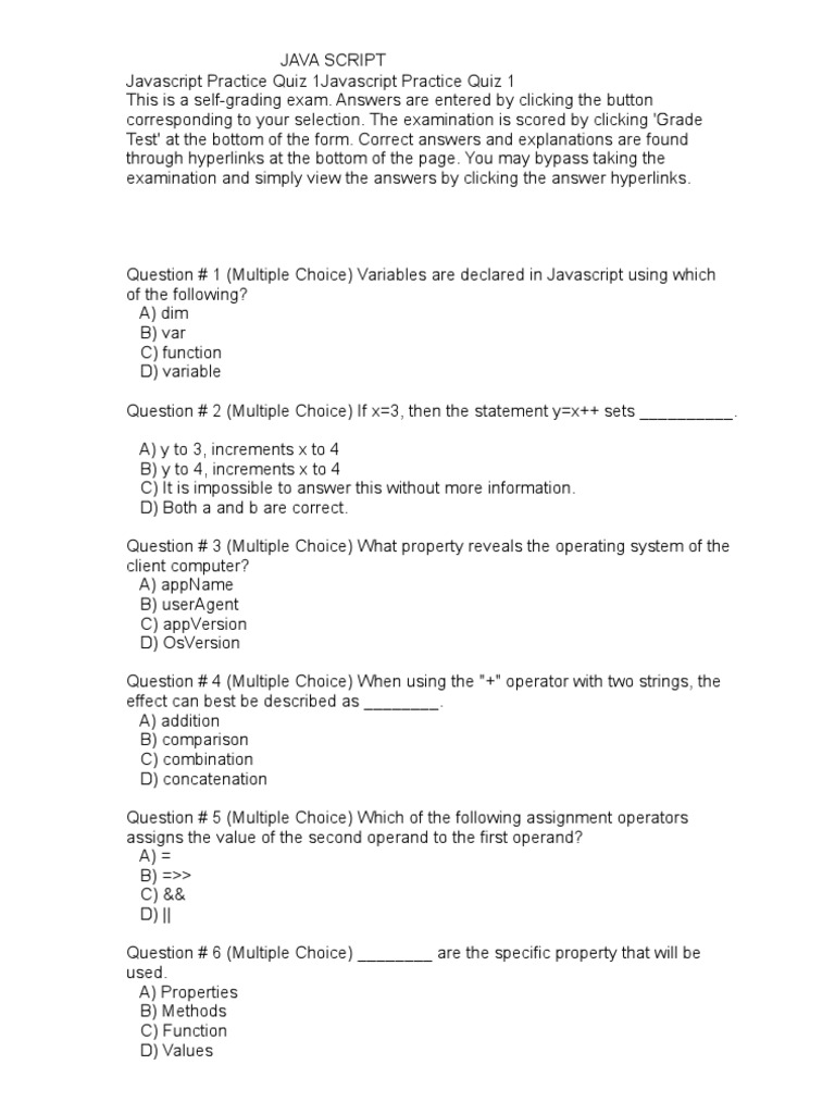 Java Script Pdf Java Script C Programming Language 3974