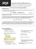 Reactivity Series Worksheet | PDF | Chemical Elements | Chemistry