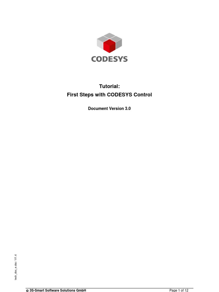 First Steps with CODESYS Control Guide | PDF | Computer File | Device Driver