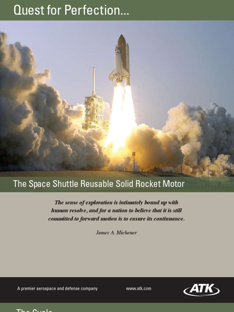 RSRM - Reusable Solid Rocket Motor | PDF | Space Shuttle | Reusable ...