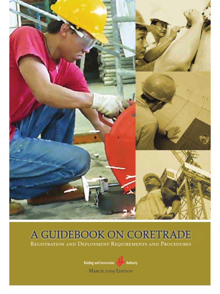 BCA Coretrade Guidebook | PDF | Crane (Machine) | Economic Sectors