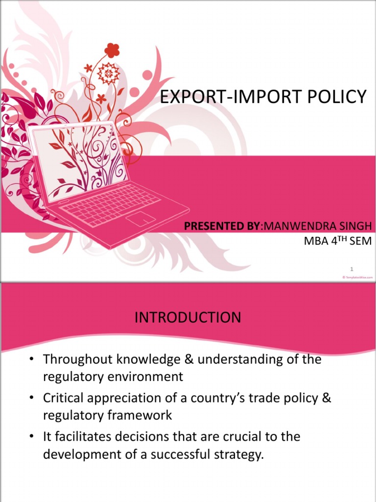 Exim Pdf Exports Trade