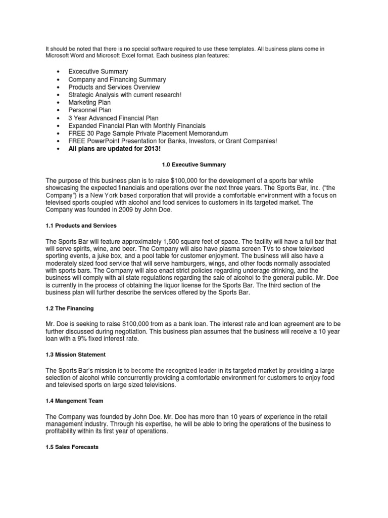 Sports Bar Plan @ | PDF | Bar | Advertising